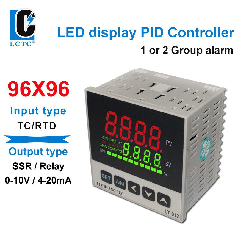 Jual LAKO TC/RTD multi input LED display PID Temperature controller 96x96mm, SSR/Relay/4-20mA/0 ...