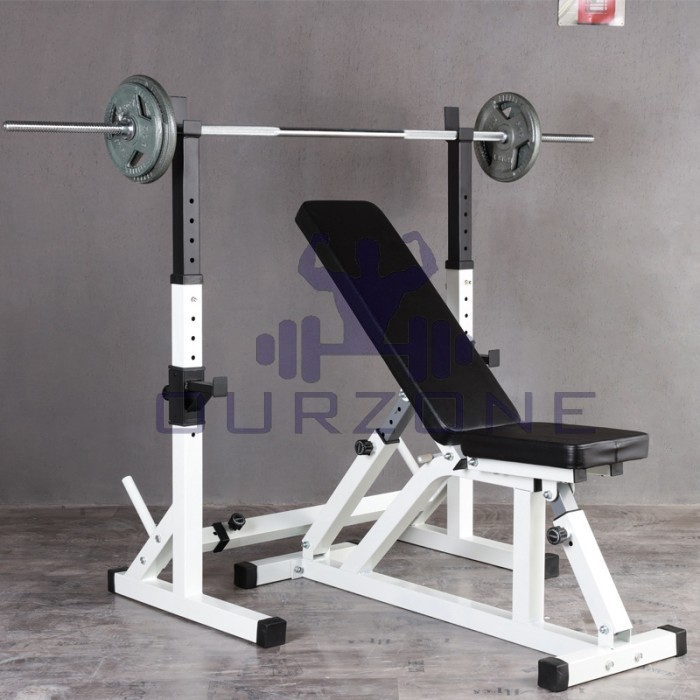 Jual Adjustable Squat Stand - Bench Press Rack Harga Promo | Shopee ...