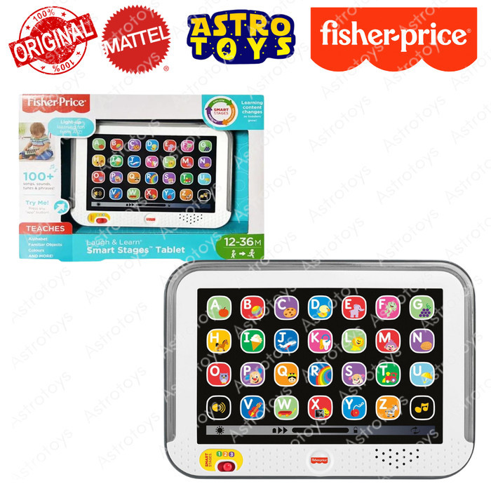 Jual Fisher Price Laugh & Learn Smart Stages Musical Tablet / Mainan ...