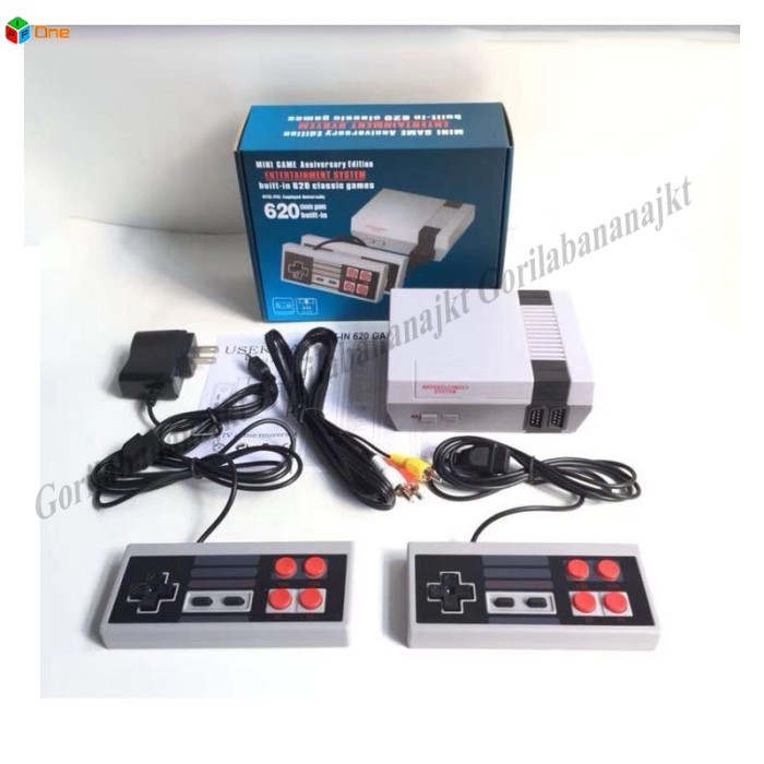 Jual Nintendo mini console tv 620 game jadul Retro NES Clone | Shopee ...