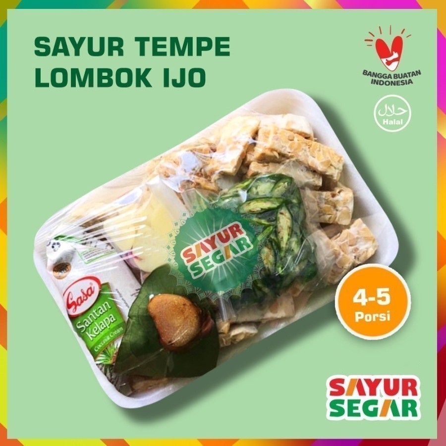 Jual Paket Sayur TEMPE LOMBOK IJO [1 Pack] SIAP MASAK - Ready to Cook ...