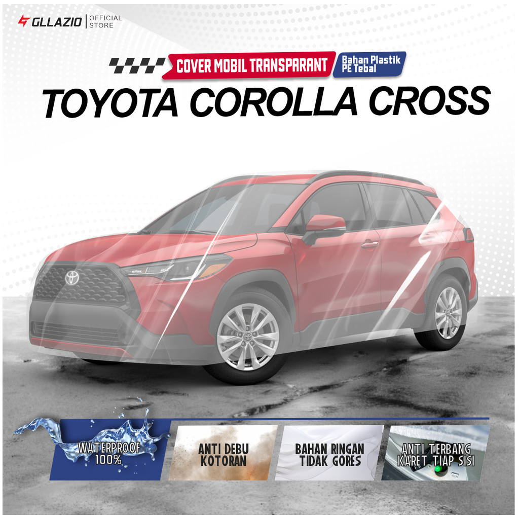 Jual Body Cover Mobil Corolla Cross Transparan / Sarung Mobil Corolla ...