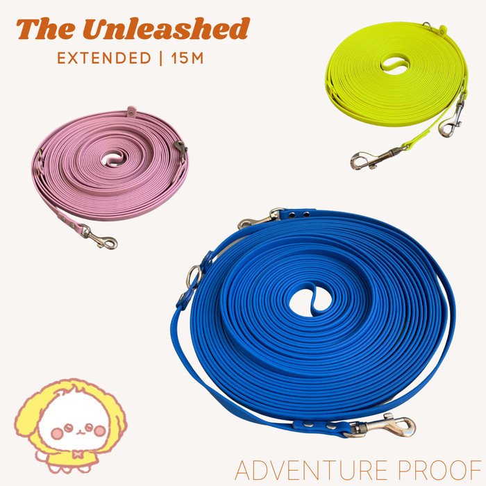 Jual The Unleashed : Extended 15 M - 1 Cm (Waterproof Dog Leash ...