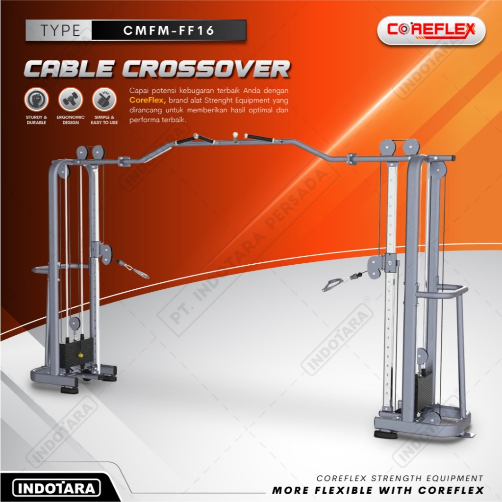 Jual Coreflex Cable Crossover CMFM-FF16 Home Gym Functional Trainer Pulley | Shopee Indonesia