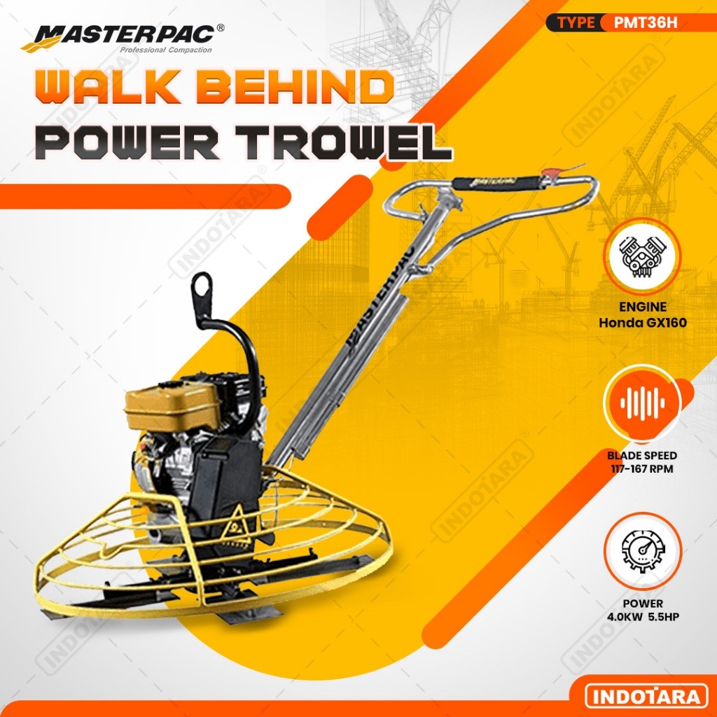 Jual Masterpac Walk Behind Power Trowel PMT36H | Shopee Indonesia