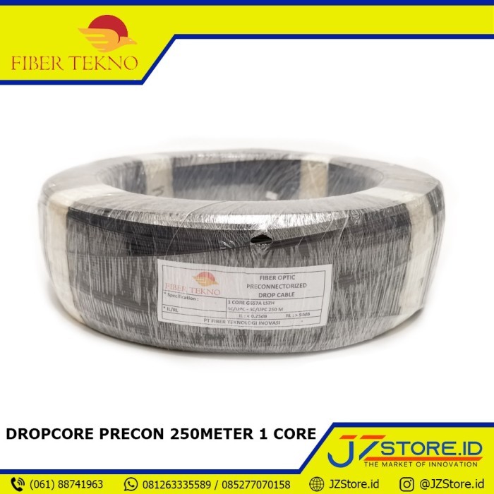 Jual Dropcore Precon 250meter 1 core Kabel fiber Optik Fiber Optic ...