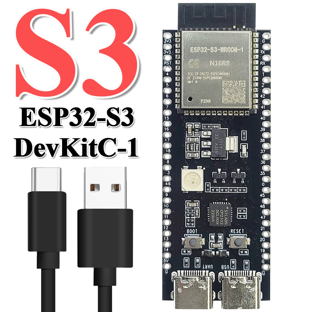 Jual JENNAIRA ESP32-S3-DevKitC-1 Development Board BT 2.4G Wifi Module for Arduino 8MB PSRAM ...
