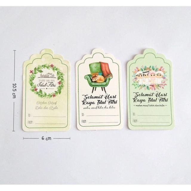 Jual New! Tag Ucapan Lebaran Exclusive Hangtag Hari Raya Idul Fitri ...