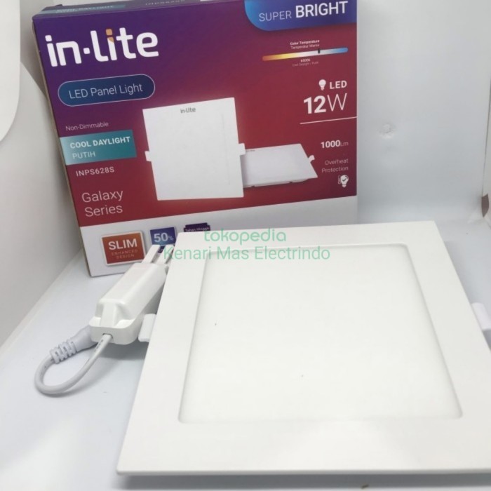 Jual Inlite Lampu Downlight Led Panel Inps628R 12W 12Watt Kotak Inbow | Shopee Indonesia