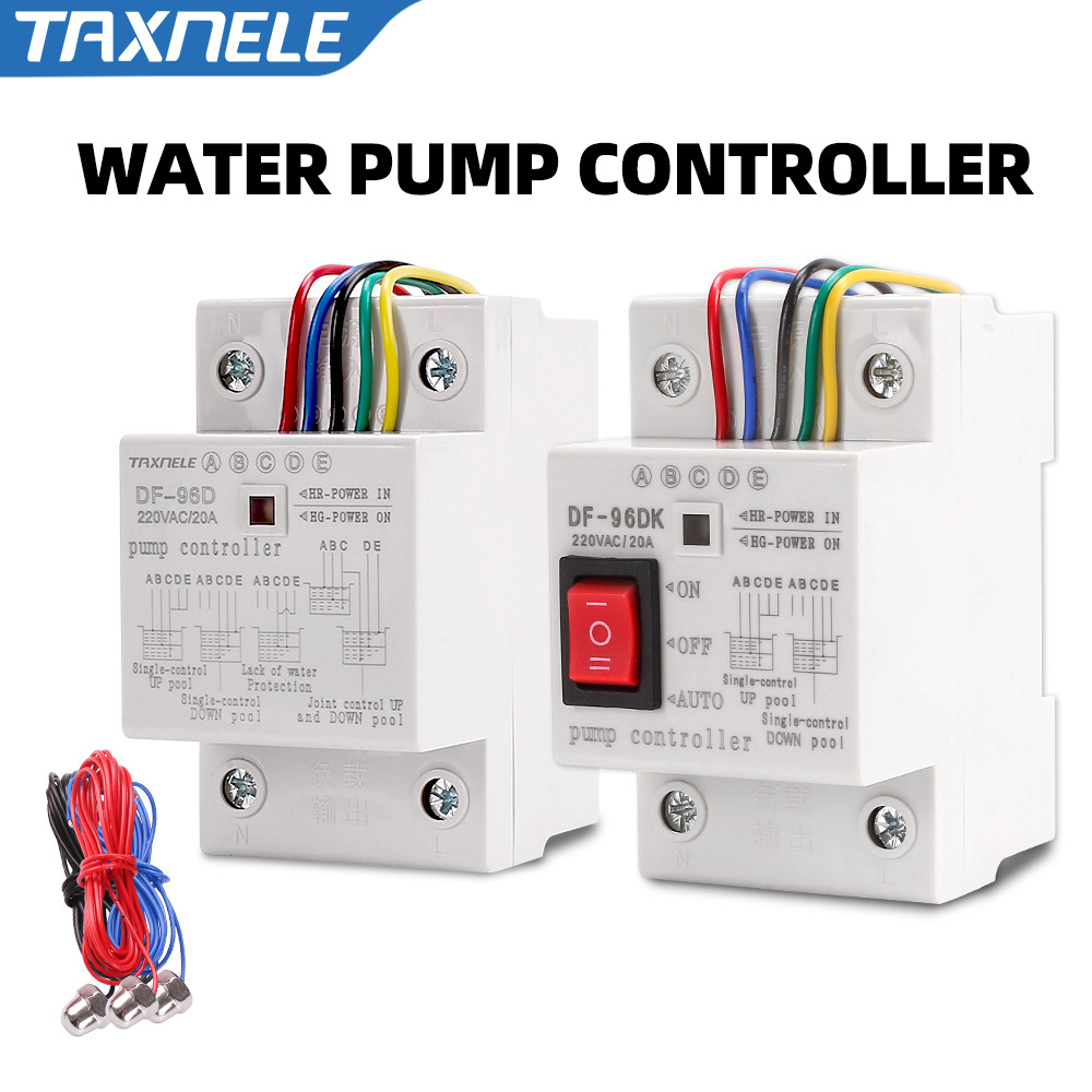 Jual DAMO DF-96D Automatic Water Level Controller Switch 20A 220V Water tank Liquid Level ...