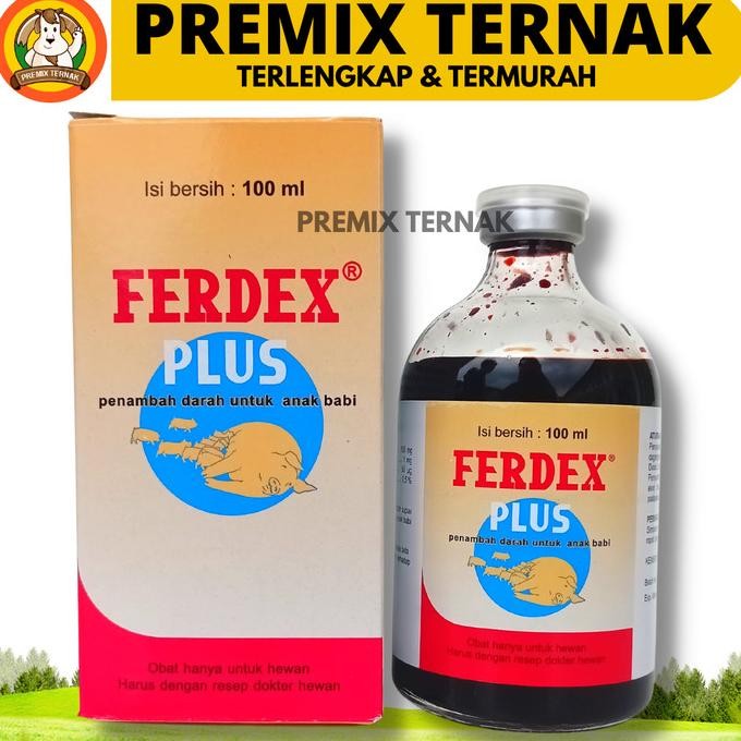 Jual FERDEX 100ml FERDEX PLUS 100 ml Penambah Darah Anak Babi Zat Besi ...
