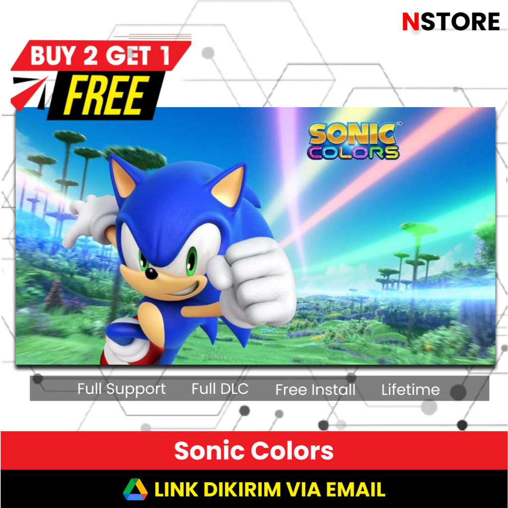 Jual SONIC COLORS - GAME PC/LEPTOP - ORIGINAL GAME - DOWNLOAD LANGSUNG ...