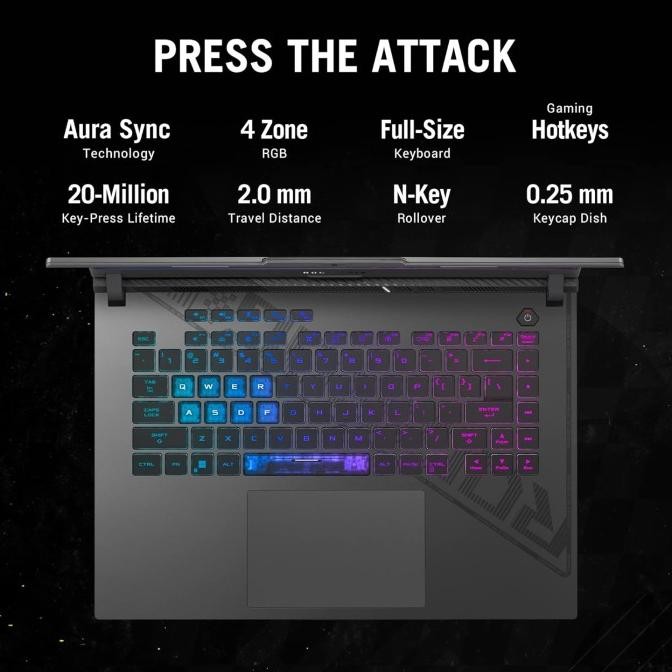 Jual Laptop Asus Rog Strix G16 G614Jv Intel I9 13980Hx Rtx4060 Ram 32Gb ...