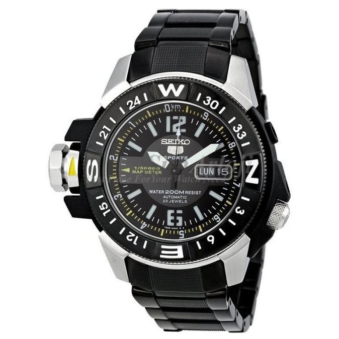 Jual SEIKO 5 200M AUTOMATIC MAP METER SKZ231K1 STOK TERBATAS | Shopee ...