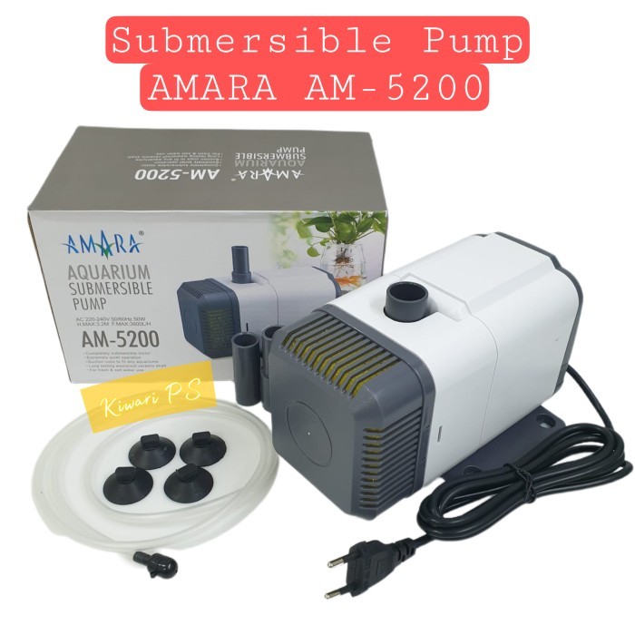 Jual Amara Am5200 Submersible Pump Pompa Air Kolam / Aquarium Ikan Am ...