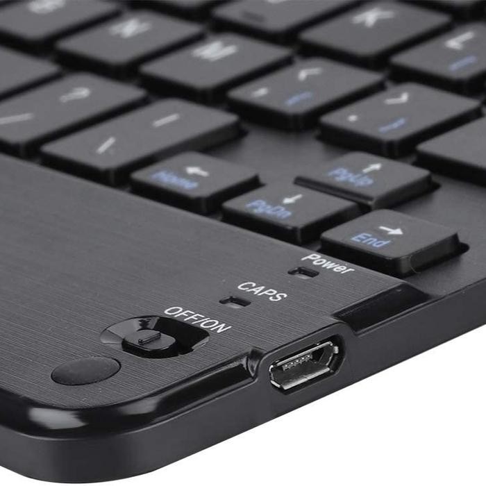 Jual terbaru !!! keyboard wireless bluetooth 8 inch lengkap dengan ...