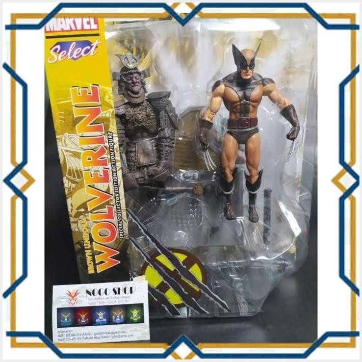 Jual [GUN] ACTION FIGURE SELECT MARVEL WOLVERINE BROWN UNIFORM | Shopee ...