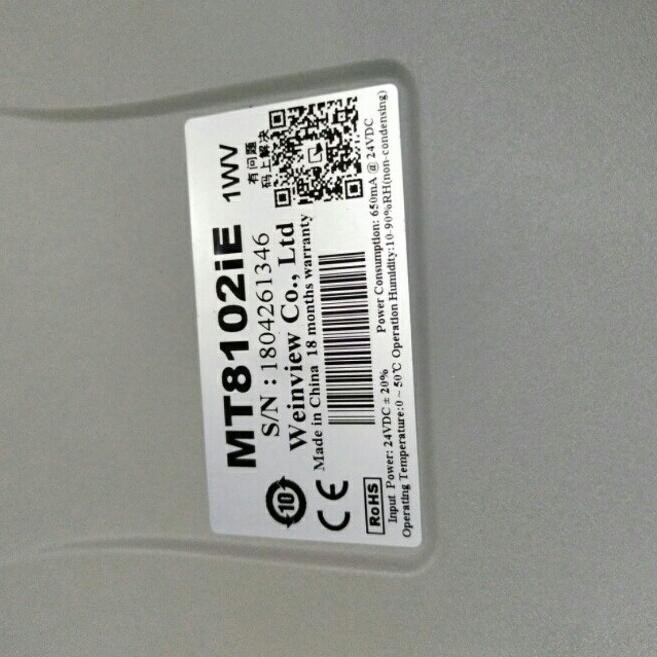 Jual Weintek HMI MT8102iE MT8102IE1WV MT8102IE 1WV 10 inch Display PC55 ...