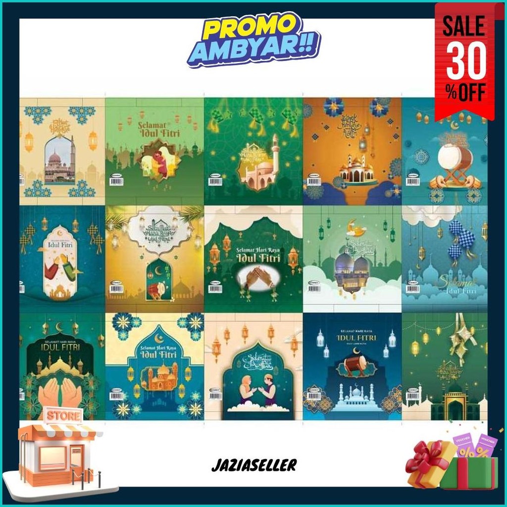 Jual Boom Promo 1Pack Isi 10/8 Pcs Motif Karakter Amplop Lebaran 2024 ...