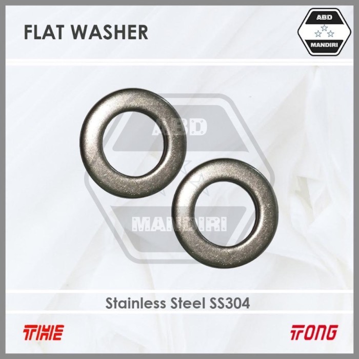 Jual SS304 Ring Plat WP Stainless M30 ( SUS304 Flat Washer ) M 30 ...