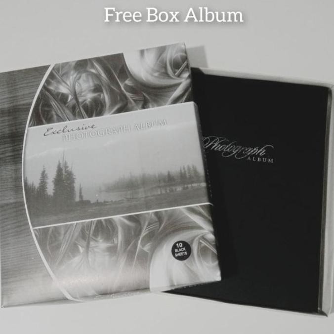 Jual TERBARU[BARU] ALBUM FOTO BESAR MAGNETIC TEMPEL BLACK SHEET 4R 10R ...
