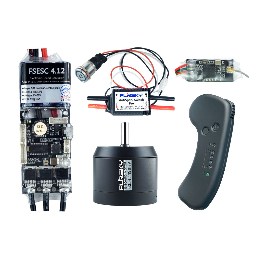 Jual TOKOBATAKL DIY Electric Skateboard Kits Group S3 Motor VESC VX1 ...