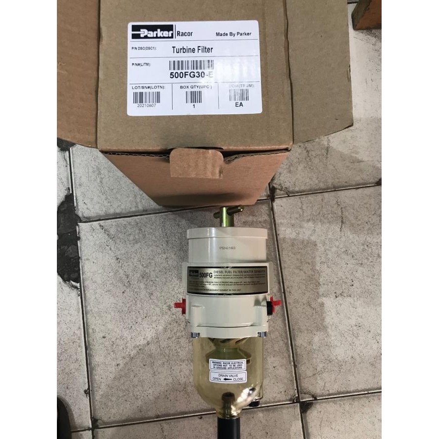 Jual Filter Fuel Water Separator Fg 500 / 500Fg / 500 Fg / Parker Racor ...