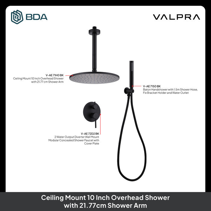 Jual Valpra Shower Set Kamar Mandi Shower Set Tanam Hand Shower ...