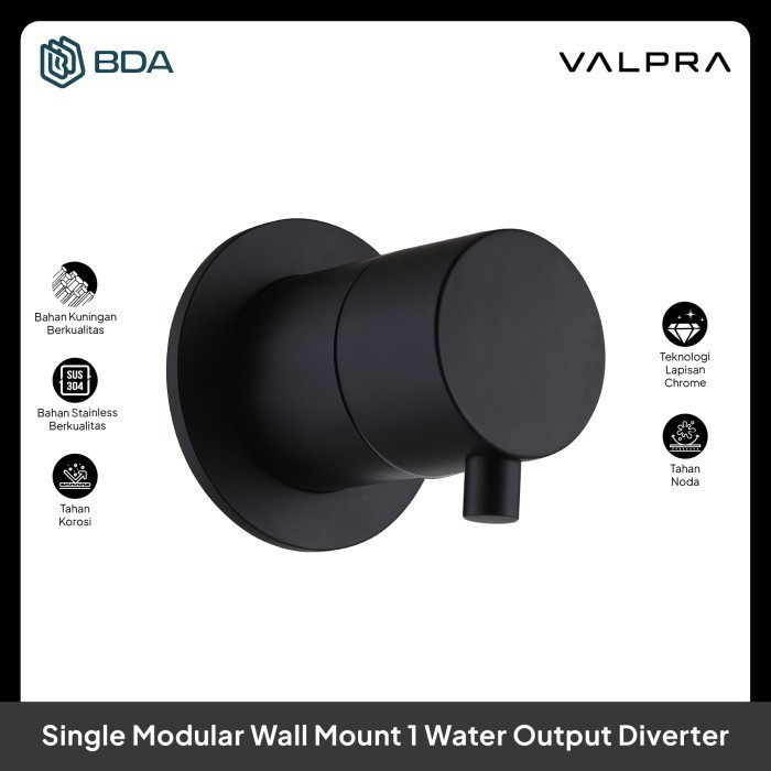 Jual Valpra Diverter Kran Mixer 1 Way Diverter Keran Tanam Dinding Wall ...