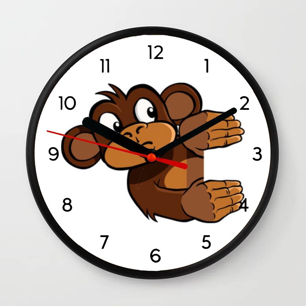 Jual Jam dinding Kartun monyet Bebas Royalti 20CM | Shopee Indonesia