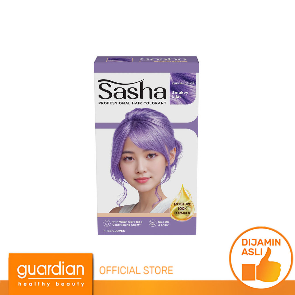 Jual Sasha Hair Colorant Smokey Lilac 25G | Shopee Indonesia