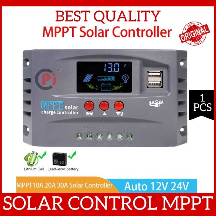 Jual MPPT Solar Panel Charger Controller Panel Surya Cell 40A 30A 20A ...