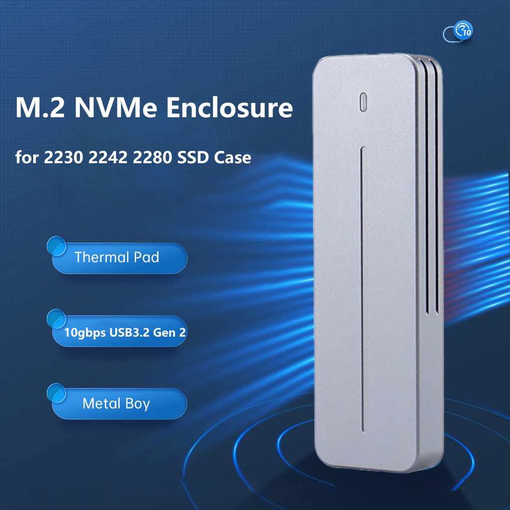 Jual LAGI BERJUANG M.2 NVME PCIe NGFF SATA Dual Protocol SSD Case CNC USB Type C 10Gbps M2 SSD ...