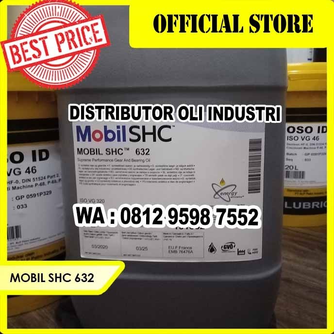 Jual Baru Mobil Shc 632 ( Oli Sintetik Gear Iso Vg 320 - Redy Stock ...
