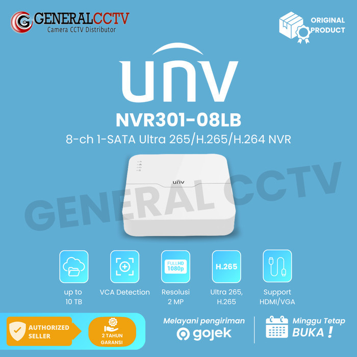 Jual HARGA DISC - NVR UNV 8channel NVR301-08LB Uniview Network Video Recorder | Shopee Indonesia