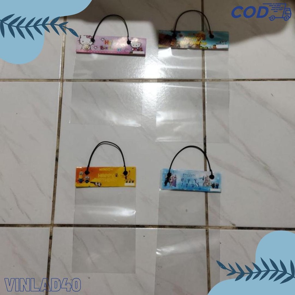 Jual [100Pasang] Plastik Label Ukuran 12Cm Ulang Tahun Dan Label ...