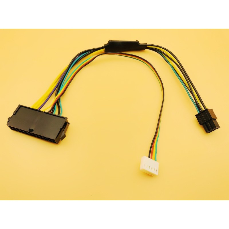 Jual BARU 10PCS 30cm ATX 24Pin to 6Pin PCIE PSU Power Adapter Cable ...