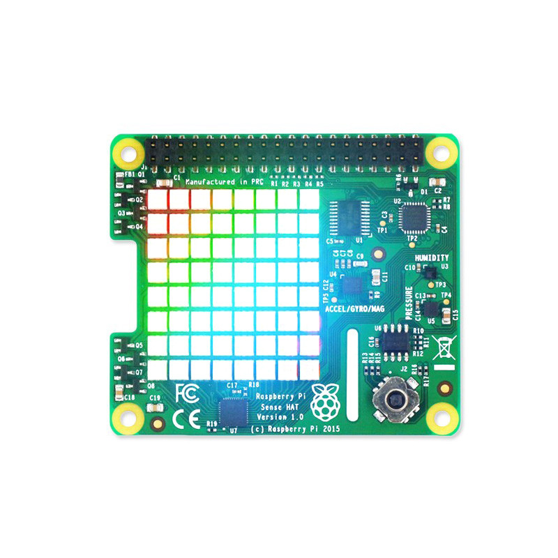Jual HSL Raspberry SENSEHAT on-board sensors with 8×8 RGB LED matrix ...