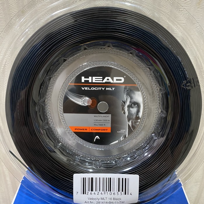 Jual Head Velocity MLT 16 Multifilament String black 1.30mm | Shopee ...