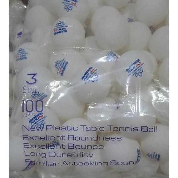 Jual BOLA PINGPONG SANWEI ABS CLUB TRAINING BALL LATIHAN ORIGINAL | Shopee Indonesia