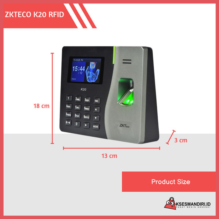 Jual Mesin Absensi Fingerprint Access Door K20 Rfid | Shopee Indonesia