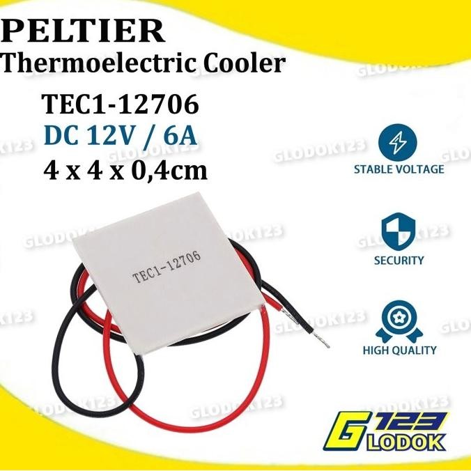 Jual Peltier TEC-12706 TEC1 12706 Element Keramik Panas Dingin Pendingin Minuman AC Mini ...