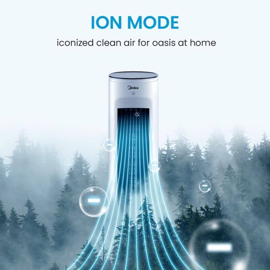 Jual COD Midea Tower Fan Air Cooler 4L 3in1 Ionizer Diffuser ...