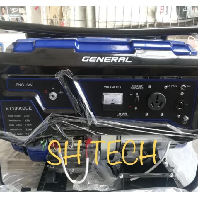 Jual Genset General 8000 Watt Et 10000 Ce Generator Listrik | Shopee ...