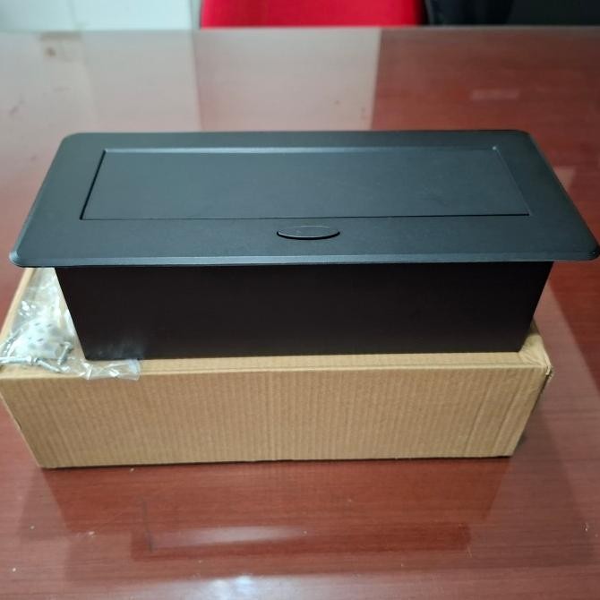 Jual STOPKONTAK TANAM DENGAN KABEL MEJA KANTOR STOP KONTAK USB DAN ...