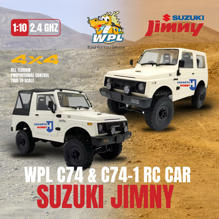 Jual Product Laris Rc Car Wpl C74 Jimny Warrior 1/10 4Wd Offroad Rock ...