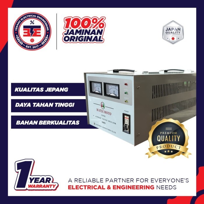 Jual Stabilizer 5000 Watt Stavol Matsumoto 5000N | Shopee Indonesia