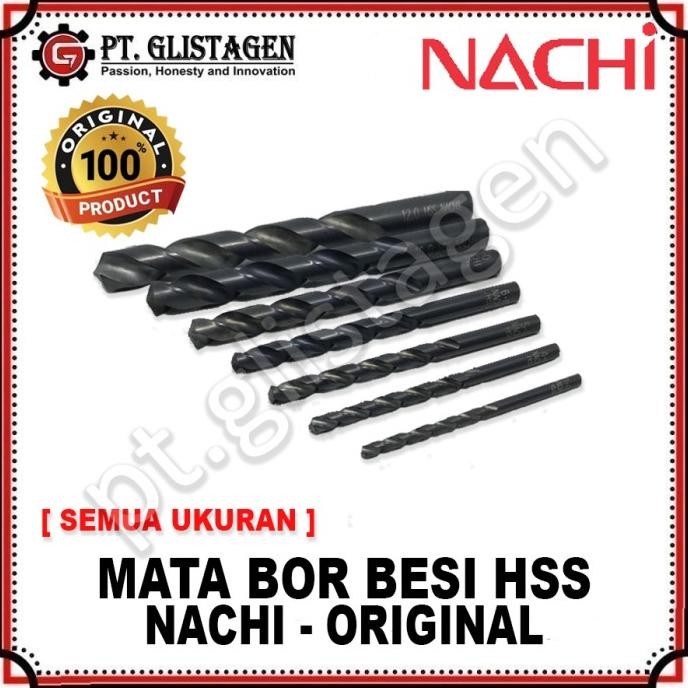 Jual Nachi Mata Bor Besi Hss Original ( Semua Ukuran ) 1Mm - 13Mm | Shopee Indonesia