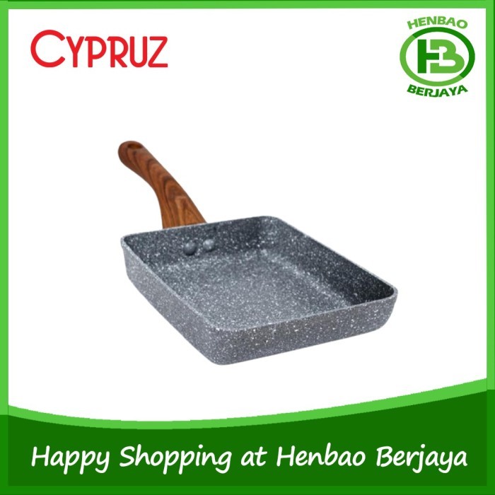 Jual Cypruz Omelette Fry Pan Marble Fp0643 Kotak Wajan Telur Tamagoyaki | Shopee Indonesia