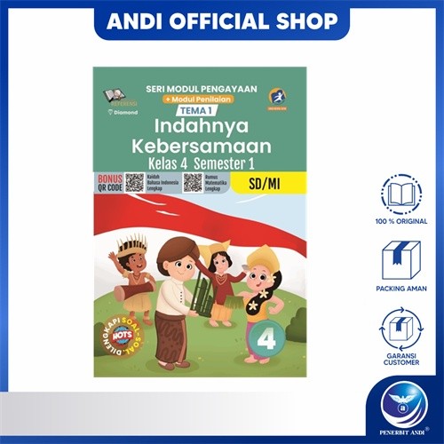 Jual Buku Seri Modul Penilaian Dan Pengayaan: Tema 1: Indahnya Kebersamaan Kelas 4 Semester 1 ...